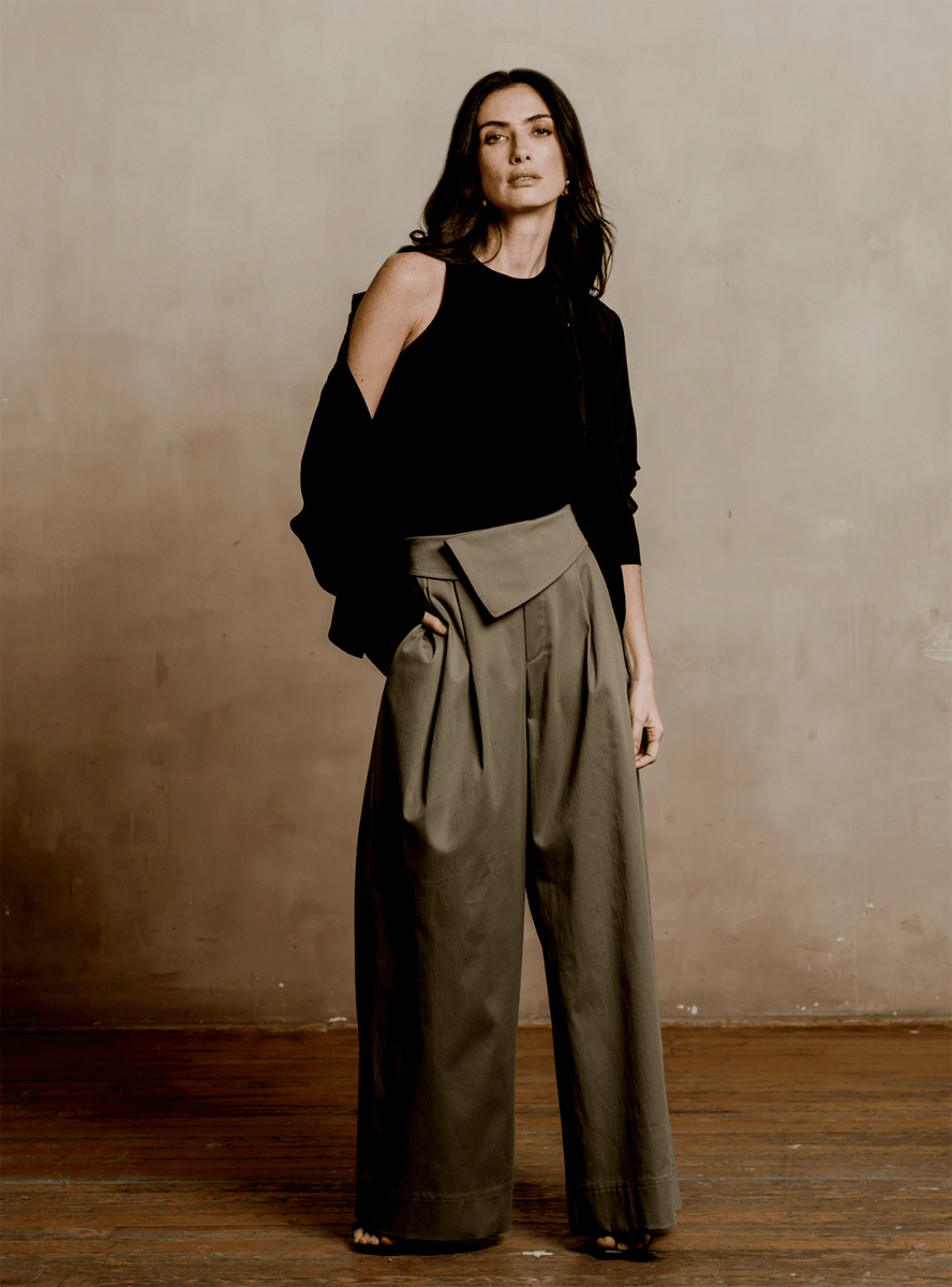 OCTAVIA | PANTALÓN AUSTIN VERDE MILITAR – Octavia